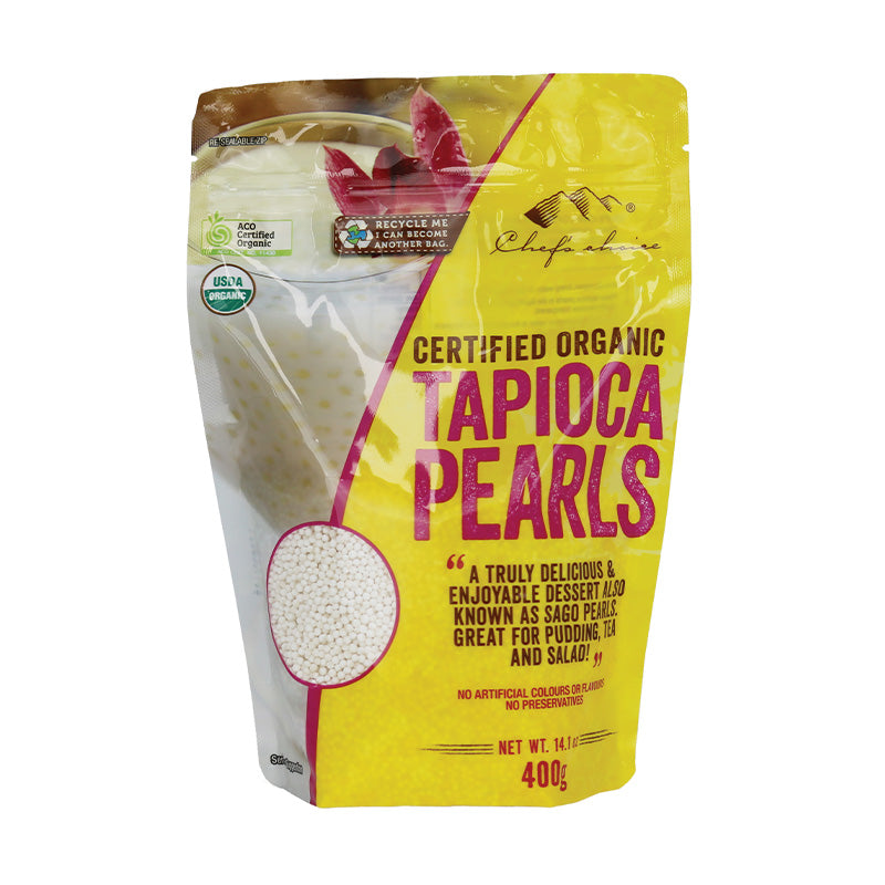 Chef's Choice Organic Tapioca Pearls 400g – My Home Pantry