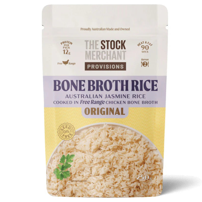 The Stock Merchant Provisions Bone Broth Rice Original 250g – My Home ...