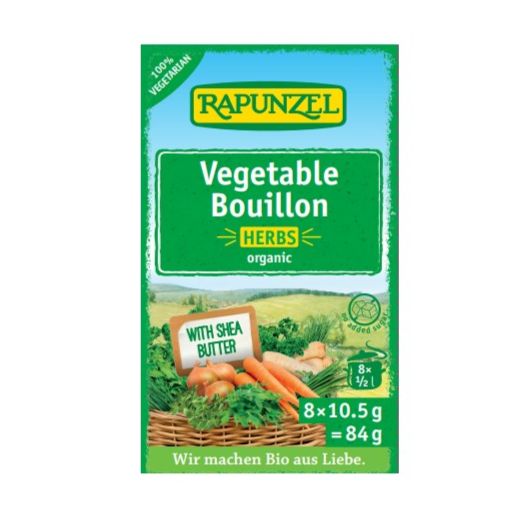 Rapunzel Vegetable Bullion with Herbs 8x 10.5g – My Home Pantry