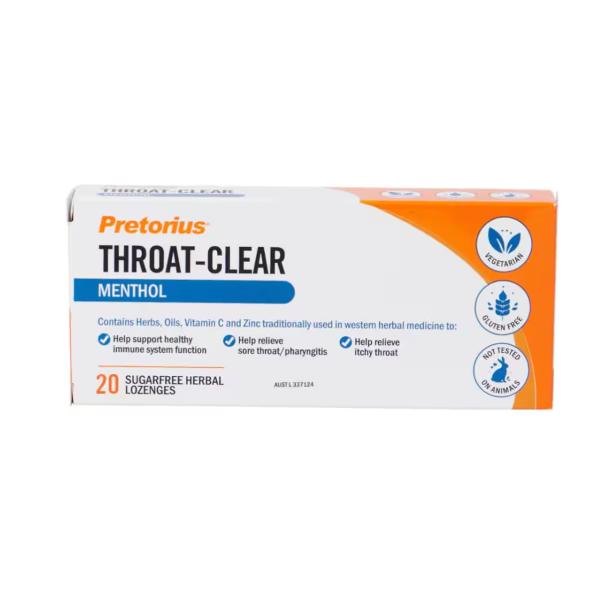 Pretorius Throat-Clear Lozenges Menthol 20 Pack – My Home Pantry
