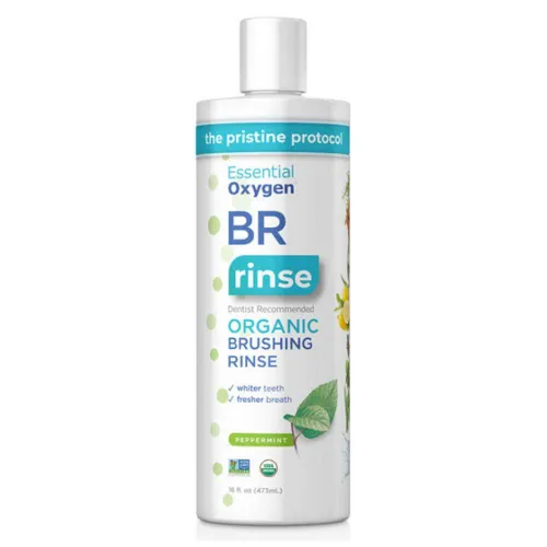 Essential Oxygen Toothpaste / Mouthwash Brushing Rinse Peppermint 473m ...