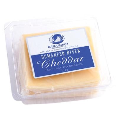 Barambah Organics Sliced Cheddar Cheese 210g – My Home Pantry
